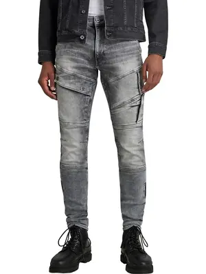 G-star Raw Airblaze 3d Skinny Jeans - Faded Seal Grey