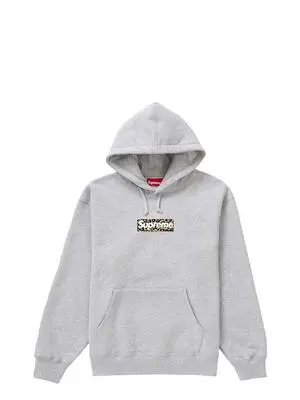 Supreme Supreme Shanghai Box Logo Hoodie Heather Grey