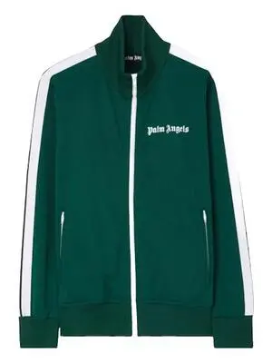 Palm Angels Classic Track Jacket - 5501 Green/white