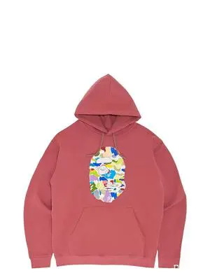 A BATHING APE X New Balance Ape Head Relaxed Fit Pullover Hoodie - Red