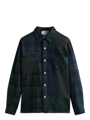 Kith Patchwork Berkeley Buttondown Shirt - Conifer