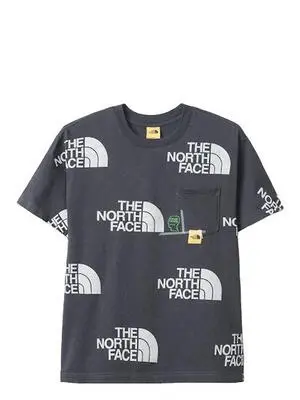 The North Face X Brain Dead Pocket Tee Shirt - Dark Grey