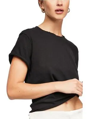 Free People The Perfect T-shirt - Black