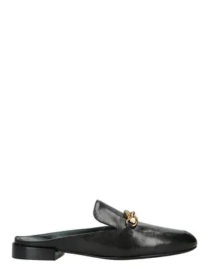 Tory Burch Leather Jessa Loafer Mules - Black