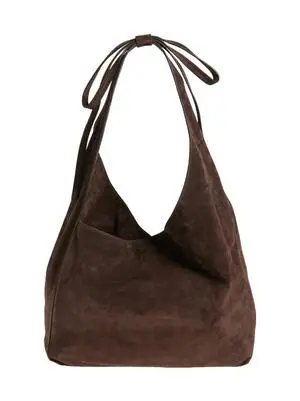 REFORMATION Vittoria Leather Tote Boss Suede
