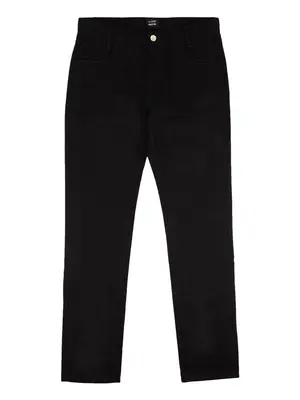 Raf Simons Smiley Rear Logo Patch Jeans - Black