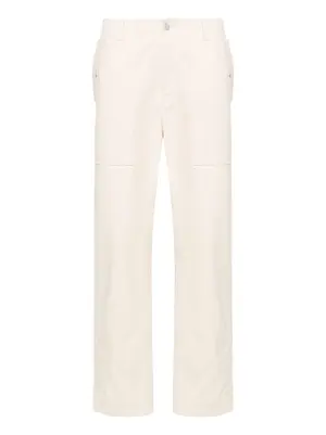 Maison Kitsuné Mid-rise Straight-leg Jeans - Neutrals