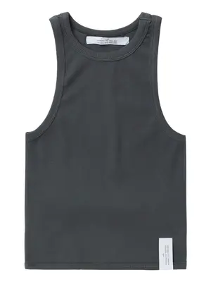 Rokh Ribbed-knit Tank Top - Grey