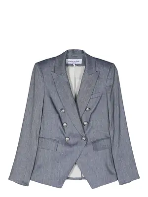Veronica Beard Dickey Double-breasted Blazer - Blue