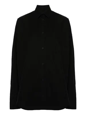 Balenciaga Logo-print Shirt - Black