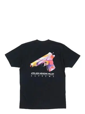 Supreme Mendini Gun Tee Shirt - Black