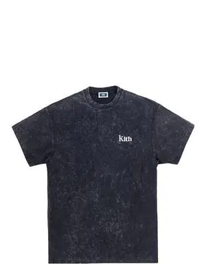 Kith Stone Wash Tee Shirt - Moonless Night