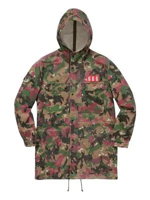 Supreme Field Parka Jacket - Swiss Camo