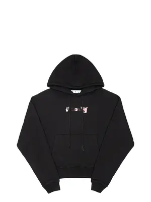 Off-White Acrylic Arrow Over Hoodie - Black