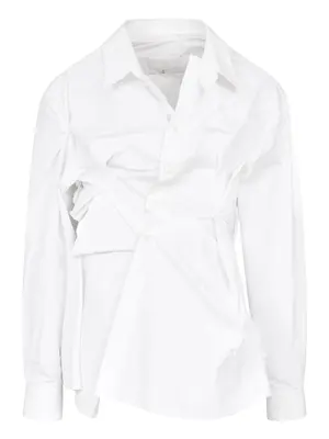MAISON MARGIELA Asymmetric Gathered Shirt