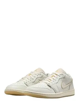 JORDAN Air 1 Low SE Basketball Sneakers Sail/team Gold/pale Ivory