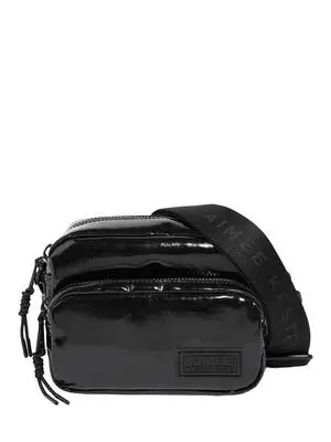 AIMEE Nylon Camera Crossbody Bag - Black