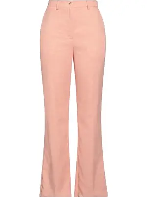 VICOLO VICOLO Flared Chino Trousers Salmon Pink
