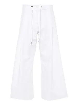 Brunello Cucinelli Pleated Cropped Trousers - White