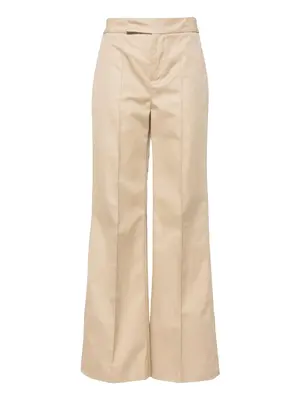 SA SU PHI Mid-rise Straight Trousers - Neutrals