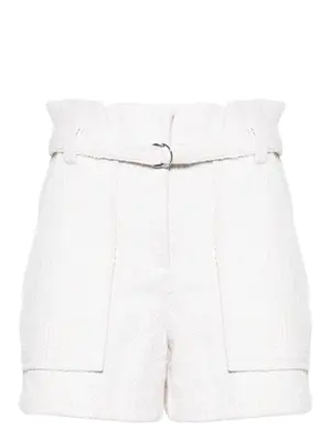 IRO PARIS Vanay Tweed Shorts - Neutrals