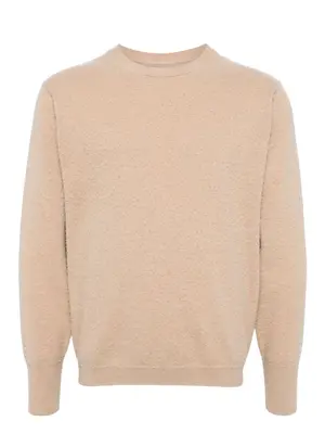 MAISON MARGIELA Logo-stitched Jumper - Neutrals