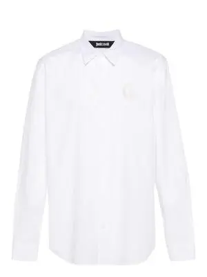 JUST CAVALLI Logo-embroidered Shirt