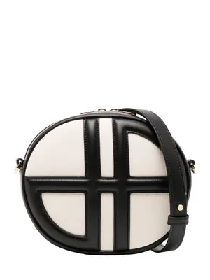 Patou Le Jp Leather Crossbody Bag - Black
