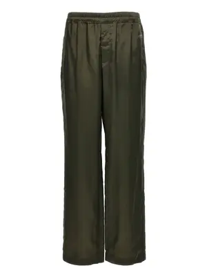 Saint Laurent Straight-leg Trousers - Green