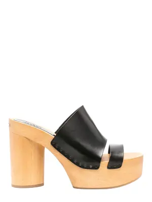 Isabel Marant 120mm Hyun Platform Sandals - Black