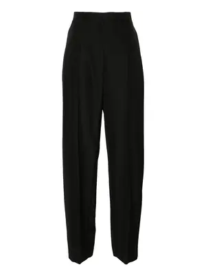 Alexander Wang Slit-detail Tapered Trousers - Black