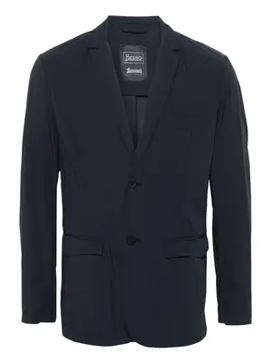 Herno Light Matt Crepe Blazer - Blue