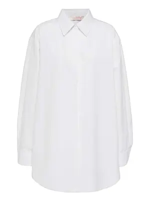 Valentino Garavani Oversized Cotton Shirt - White
