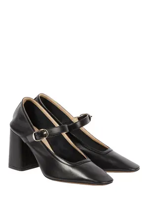 LE MONDE BERYL Le Monde Beryl Leather Mary Jane Pumps