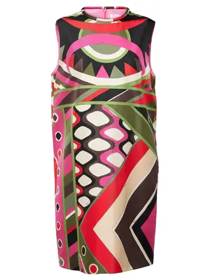 Emilio Pucci Vivara Printed Silk Minidress - Multicoloured