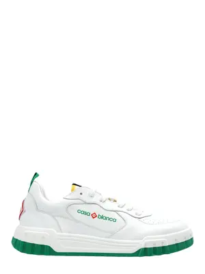 Casablanca Court Leather Sneakers - White
