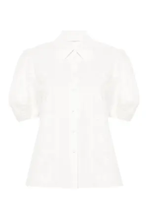 CHLOÉ Chloé Embroidery-Detail Poplin Shirt