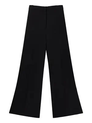 Stella McCartney Wide-leg Wool Trousers - Black
