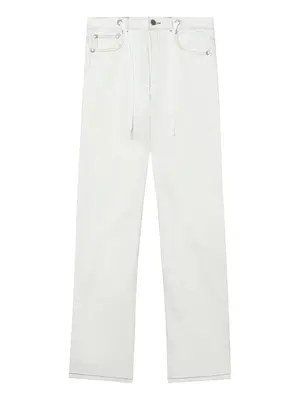 A.p.c. Sureau Mid-rise Straight-leg Jeans - Neutrals