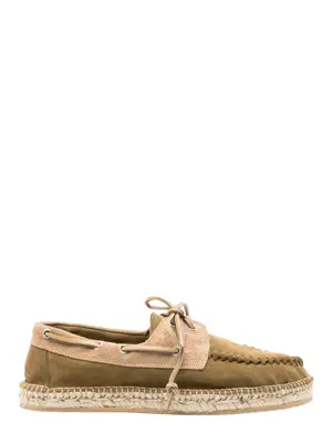 SCAROSSO Kai Suede Espadrilles - Green