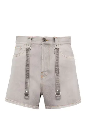 Off-White Laundry Denim Shorts - Neutrals