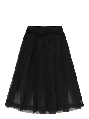 UNDERCOVERISM Pleated A-line Skirt - Black