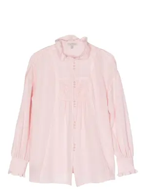 SHIATZY CHEN SHIATZY CHEN Sheer-Lace Silk Blouse