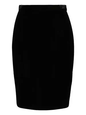 Saint Laurent Pencil Skirt - Black