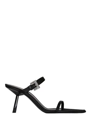 Saint Laurent Hope 75mm Buckle Sandals - Black