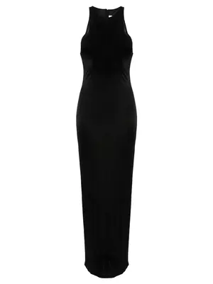 Saint Laurent Sleeveless Maxi Dress - Black