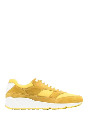 Saint Laurent Bump Leather Sneakers - Yellow