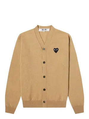 PLAY COMME DES GARCON Comme Des Garçons PLAY Heart Wool Cardigan