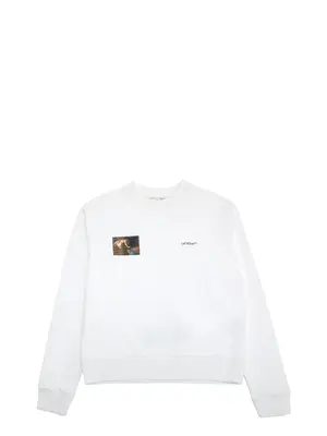 Off-White Caravaggio Angel Slim Crewneck /black - White