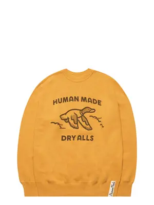 HUMAN MADE Duck Crewneck Sweatshirt - Yellow